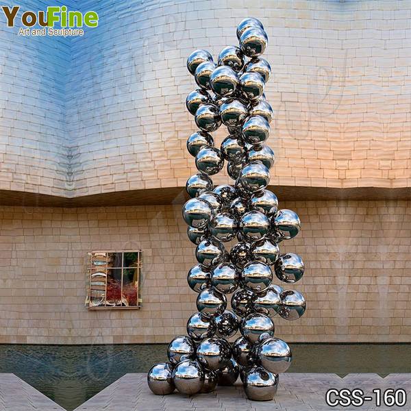 Stainless steel ball sculpture-You Fine Metal Sculpture