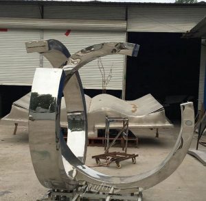 Metal Water Fountain Modern Outdoor Design from Factory Supply