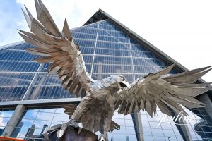 Metal Falcon Statue Colossal Modern Outdoor Decor Factory Supply