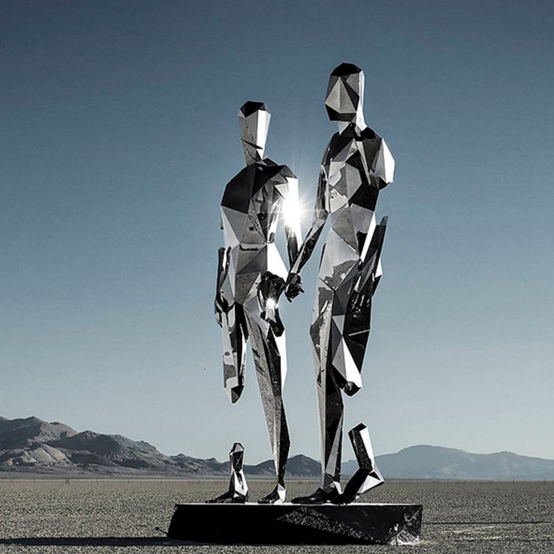 Abstract Art Large Metal Human Sculpture for Sale - YouFine