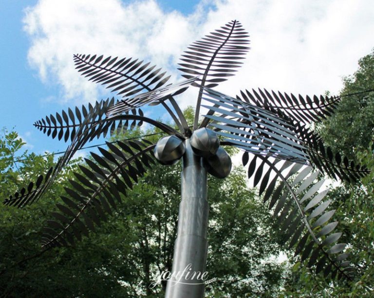 Palm Tree Sculpture for Sale - You Fine Metal Sculpture