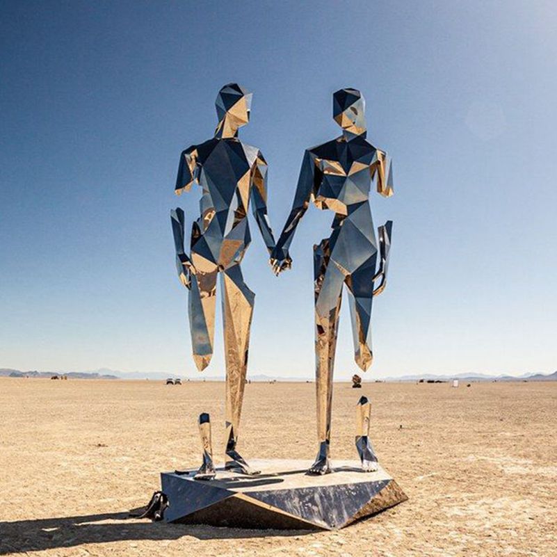 Abstract Art Large Metal Human Sculpture for Sale - YouFine
