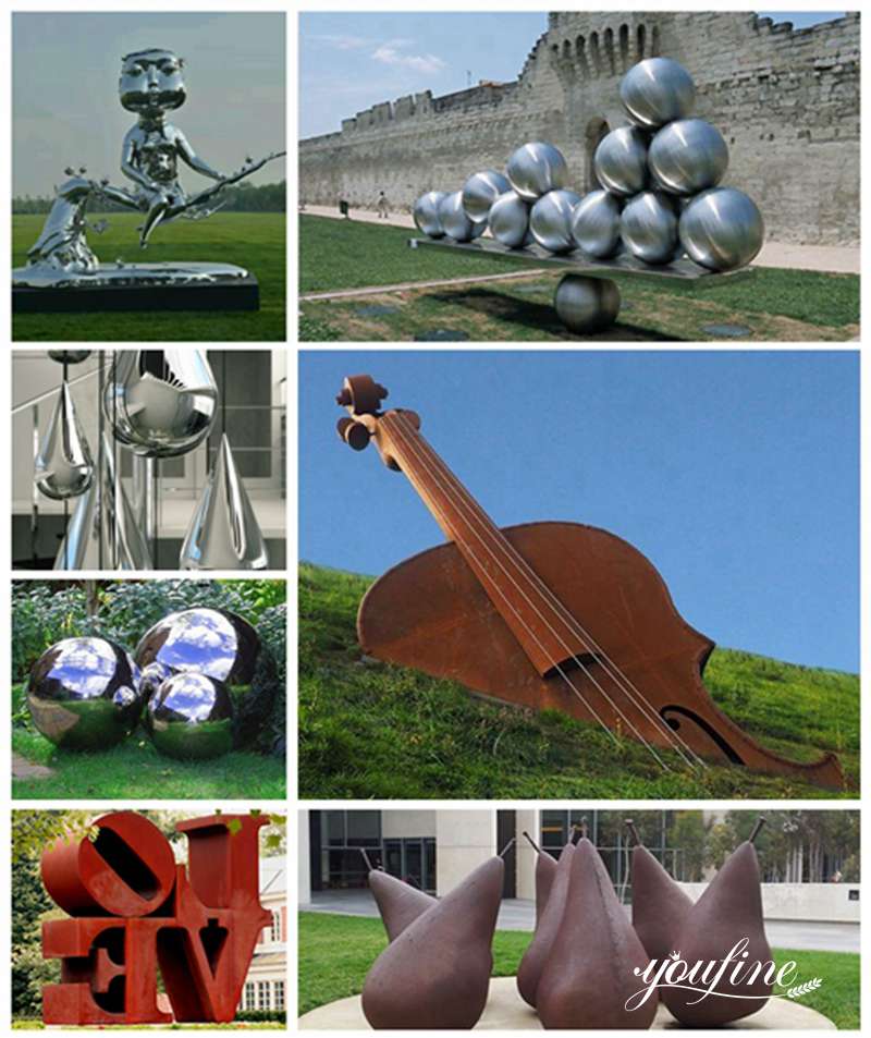 Modern Yard Sculpture Extra Large Outdoor Art- YouFine Sculpture
