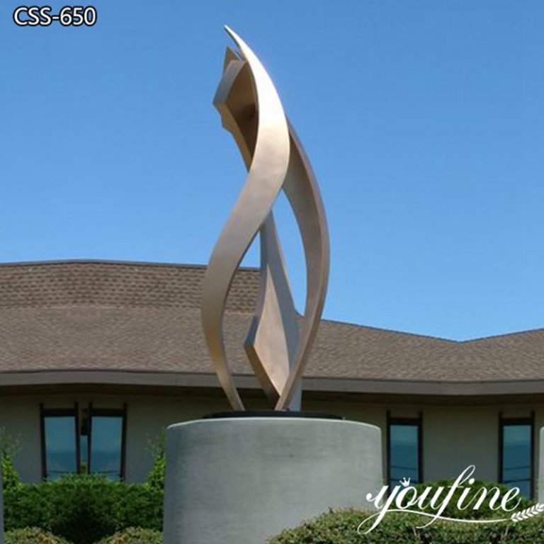 Abstract Metal Outdoor Sculpture Outdoor Decor - YouFine Sculpture