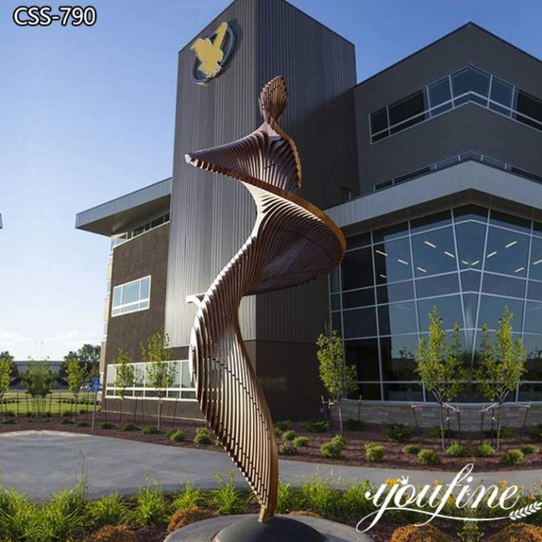 Abstract Stainless Steel Sculpture Dervish - Stainless Steel Sculpture