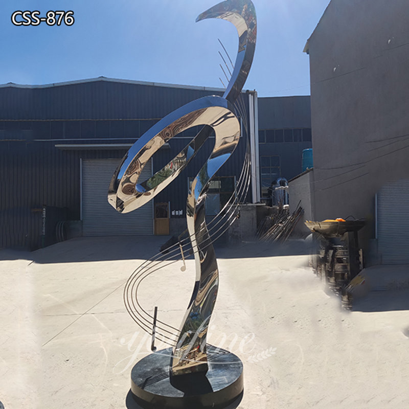 Metal Abstract Sculpture Large Modern Art- Stainless Steel Sculpture