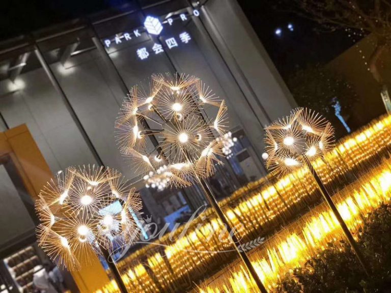 Metal Dandelion Sculpture Urban Decor Art Installation - YouFine Sculpture