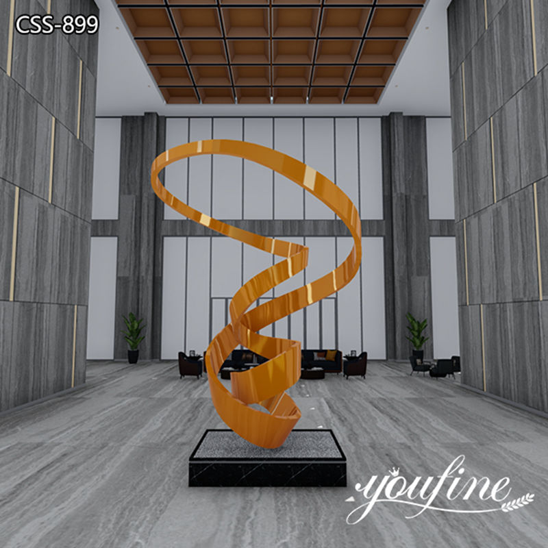 2022 Newly Design Modern Stainless Steel Sculpture - YouFine Sculpture
