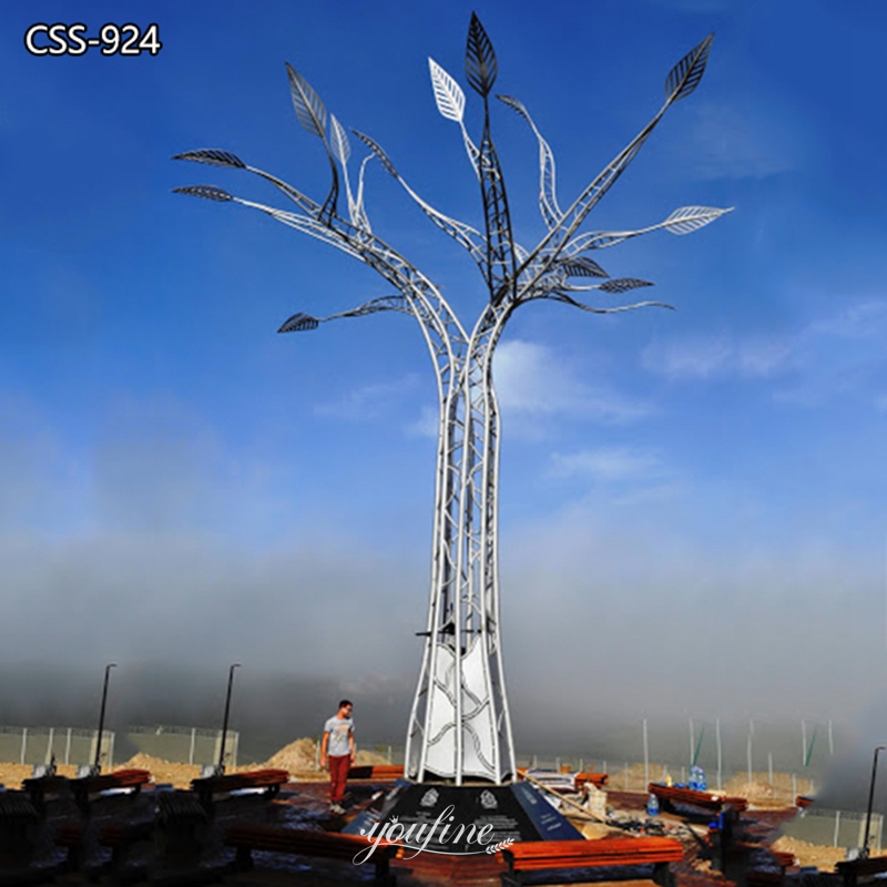 Large Stainless Steel Outdoor Public Art Sculpture - YouFine Sculpture