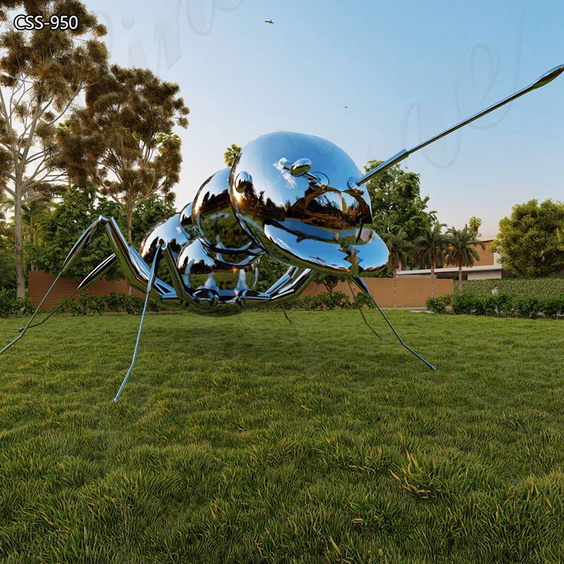 Modern Garden Giant Metal Ants Sculpture - Stainless Steel Sculpture