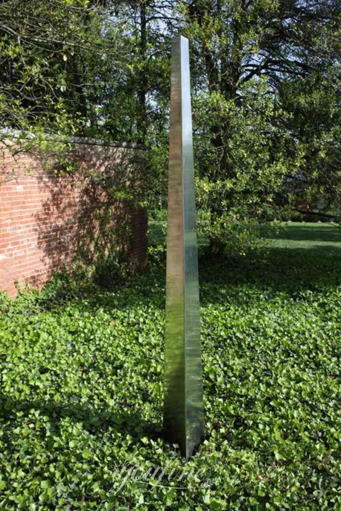 Large Garden Stainless Steel Obelisk Sculpture -Stainless Steel Sculpture