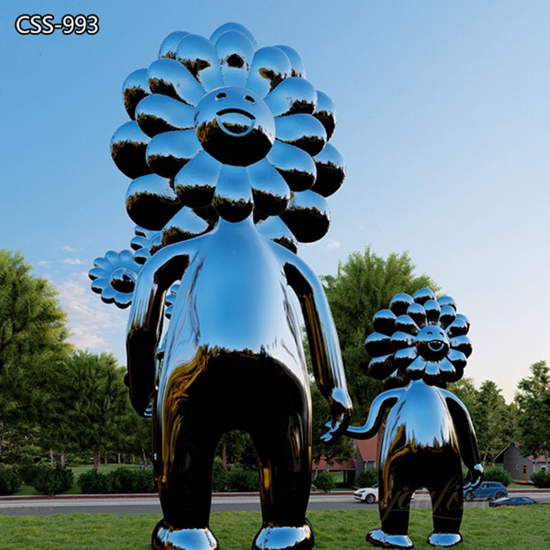 Anthropomorphic Sunflower Metal Art Sculpture- YouFine Sculpture
