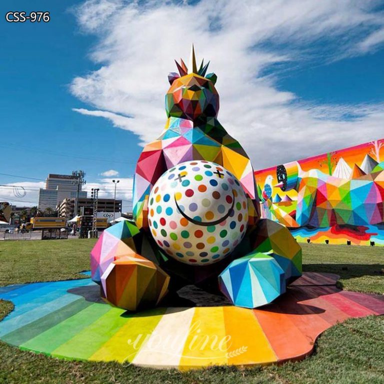 Metal Lawn Sculpture Modern Artwork - You Fine Metal Sculpture