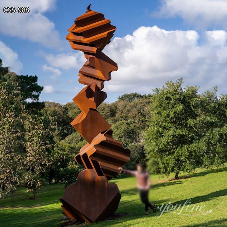 Modern Abstract Sculpture Stainless Steel Art- You Fine Metal Sculpture