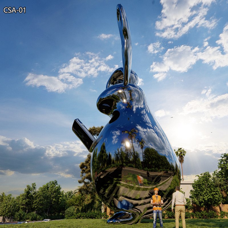 Large Outdoor Metal Bunny Sculpture for Public- YouFine Sculpture