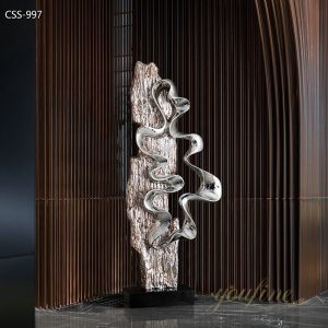 Modern Metal Hotel Lobby Sculpture - Stainless Steel Sculpture