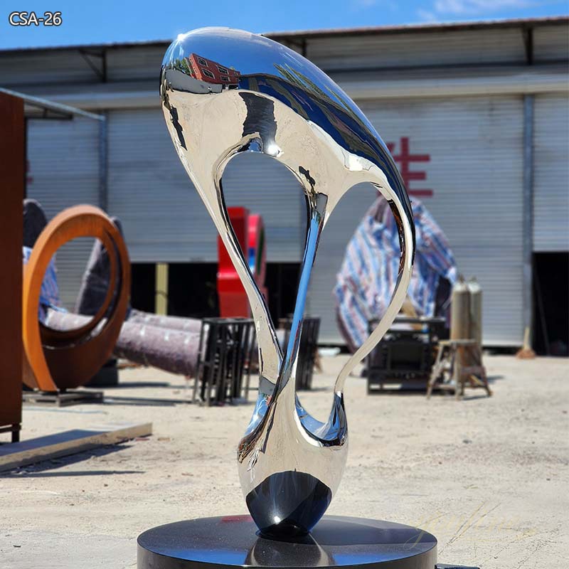 Stainless Steel Abstract Polished Sculptures- YouFine Sculpture