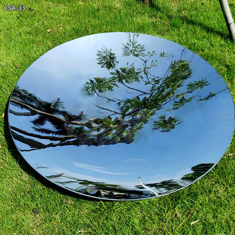 Disk Design Mirror Stainless Steel Sculpture- YouFine Sculpture