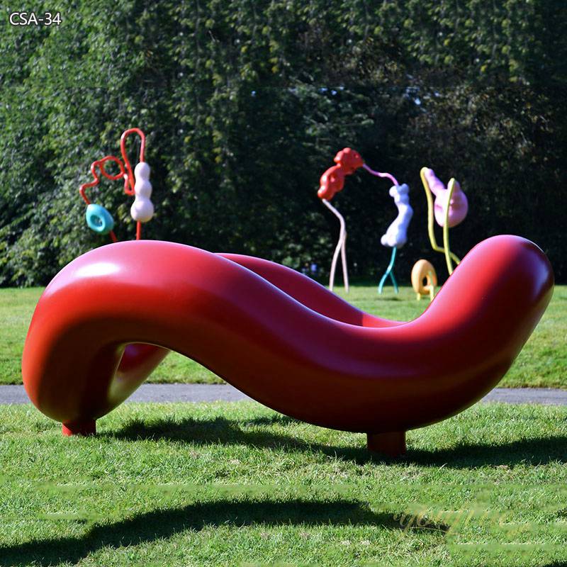 Modern Metal Play Sculpture for Public- Stainless Steel Sculpture