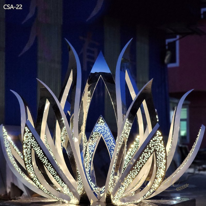 Stainless Steel Lotus Flower Fountain - YouFine