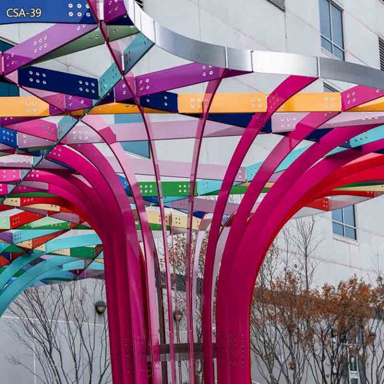 Stainless Steel Large Tree Sculpture Art Installation - YouFine