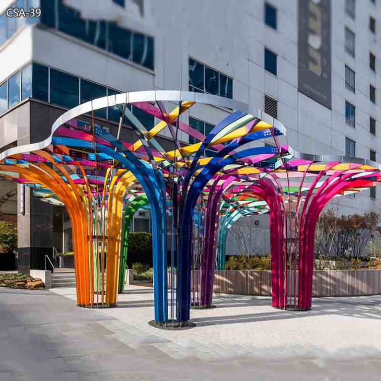 Stainless Steel Large Tree Sculpture Art Installation - YouFine