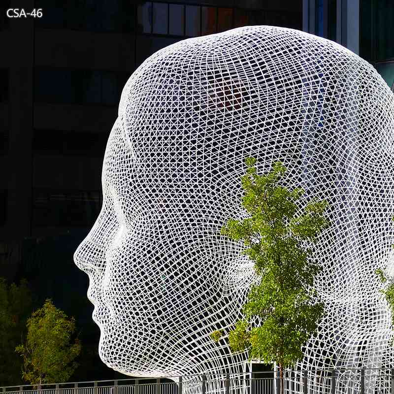 Public Stainless Steel Wire Mesh Sculpture for Sale- YouFine