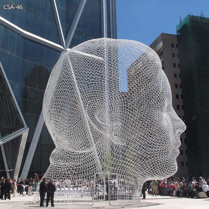 Public Stainless Steel Wire Mesh Sculpture for Sale- YouFine