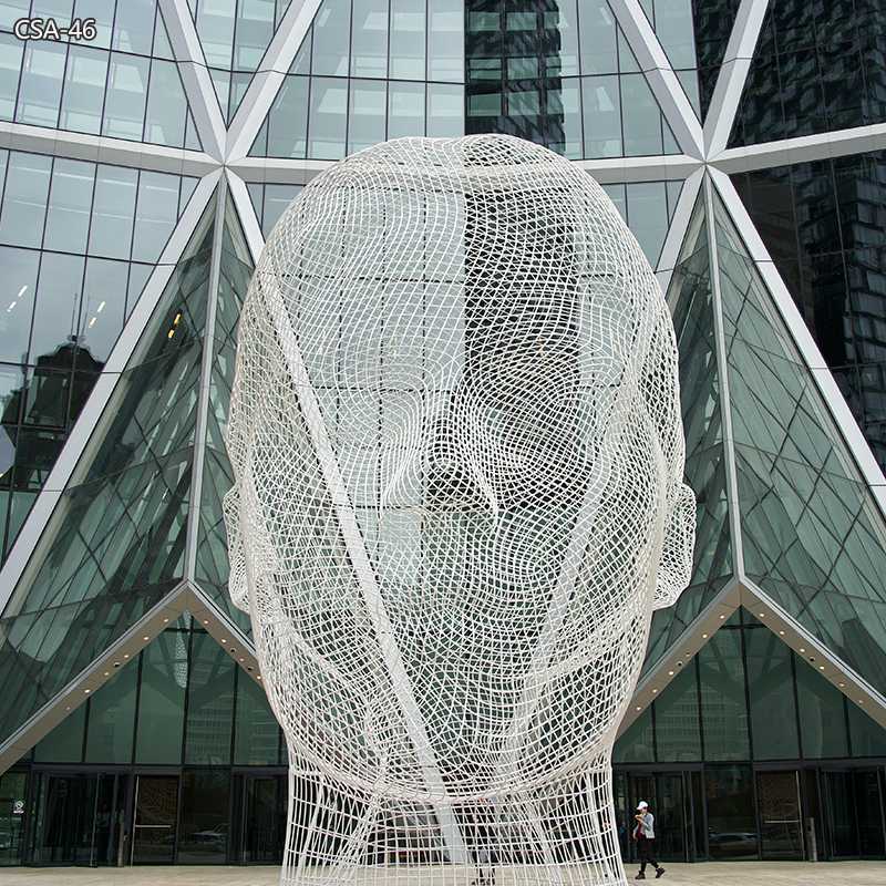 Public Stainless Steel Wire Mesh Sculpture for Sale- YouFine