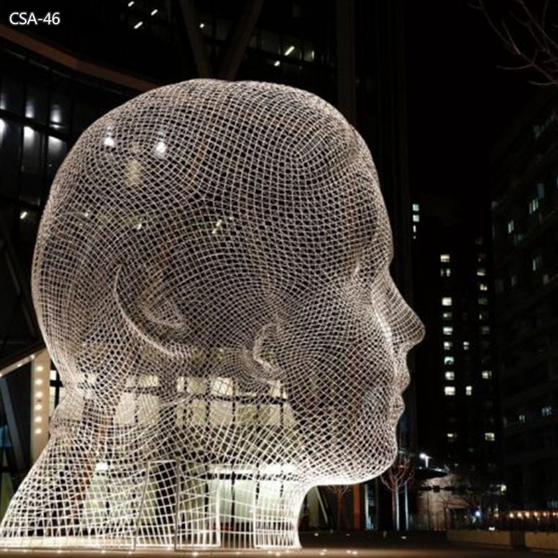 Public Stainless Steel Wire Mesh Sculpture for Sale- YouFine