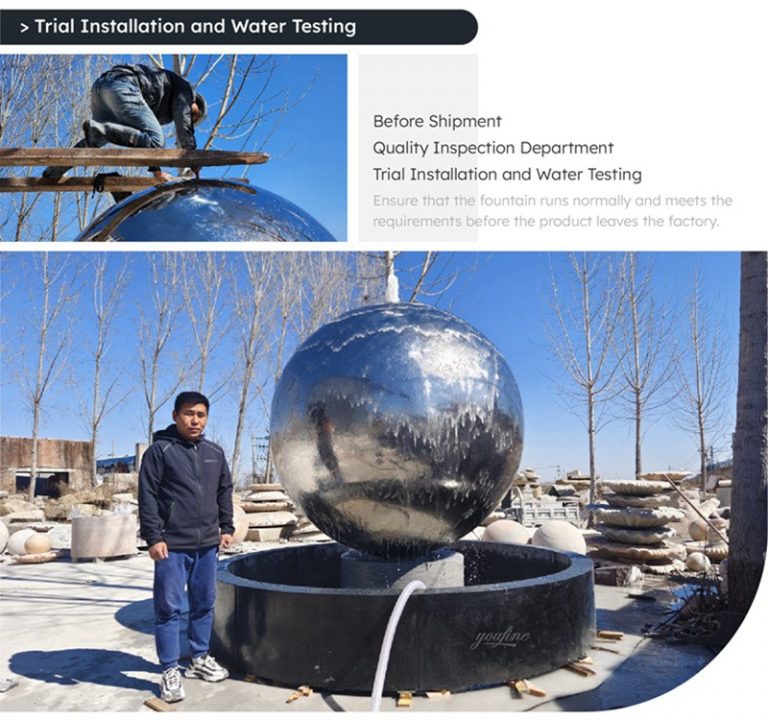 Stainless Steel Inverted Trapezoidal Fountain SSWF-007