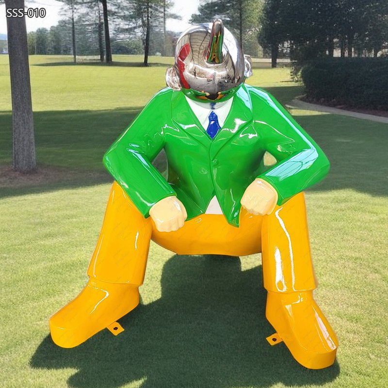 Stainless Steel Modern Pinocchio Sculpture Customization