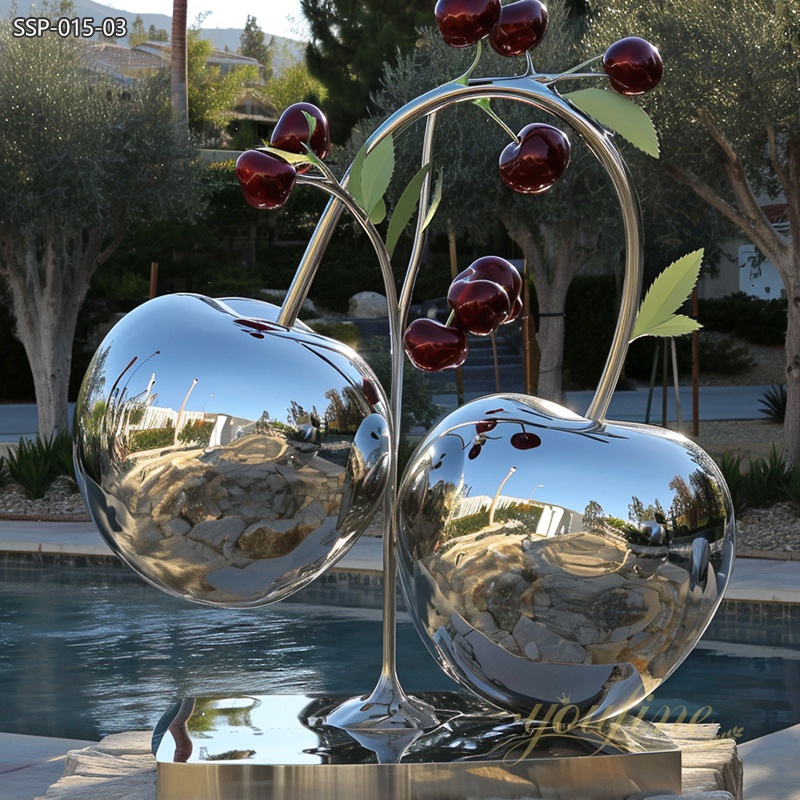 Modern Metal Large Cherry Tree Sculpture Factory Supplier