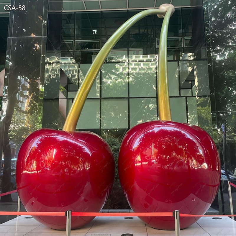 Modern Metal Outdoor Cherry Sculpture Supplier