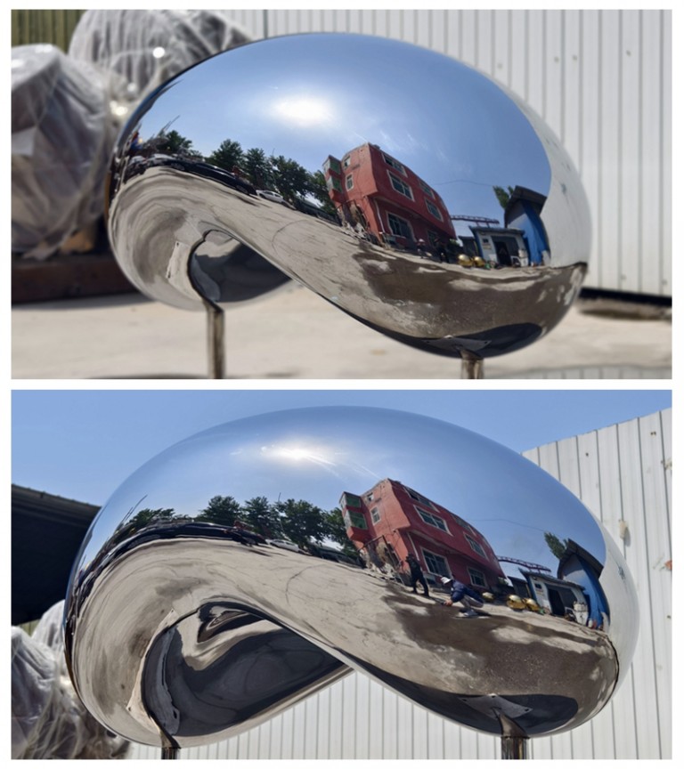 Stainless Steel Bean Cloud Gate Replica Sculpture for Outdoor