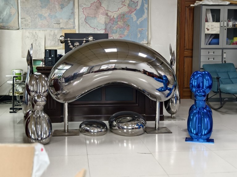 Stainless Steel Bean Cloud Gate Replica Sculpture for Outdoor