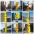 Eye-Catching Yellow Stainless Steel Ball Column Sculpture SSO-034