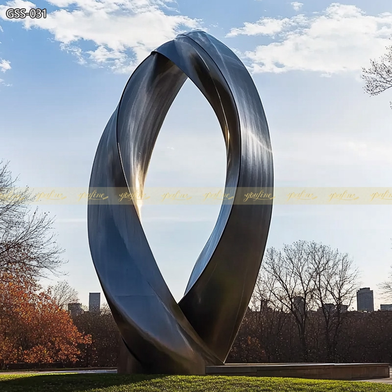 Circle Stainless Steel Landmark Sculpture GSS-031