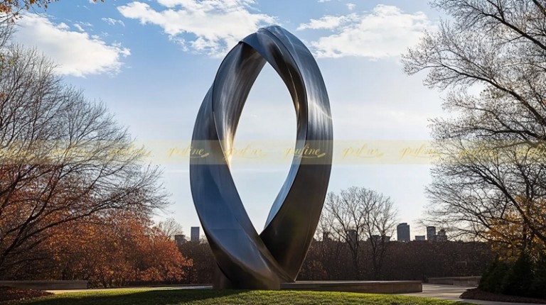 Circle Stainless Steel Landmark Sculpture GSS-031