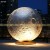 Modern Metal Moon Sculpture for City SSO-037