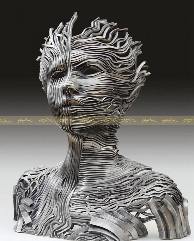 9 Striking Stainless Steel Face Sculptures That Inspire Awe
