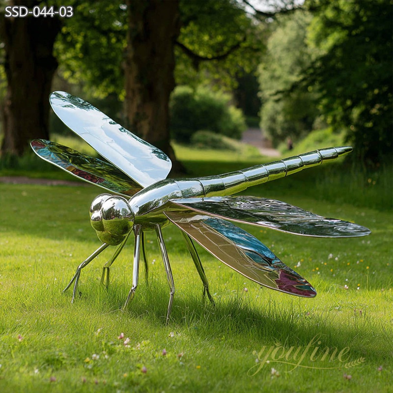 Metal Dragonfly Sculpture for Garden SSD-044