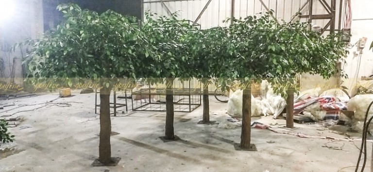 Realistic Fiberglass Artificial Tree Sculptures