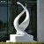 Abstract Modern White Sculpture SSA-064