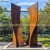 Corten Steel Plate Sculpture for Outdoor SCW-011