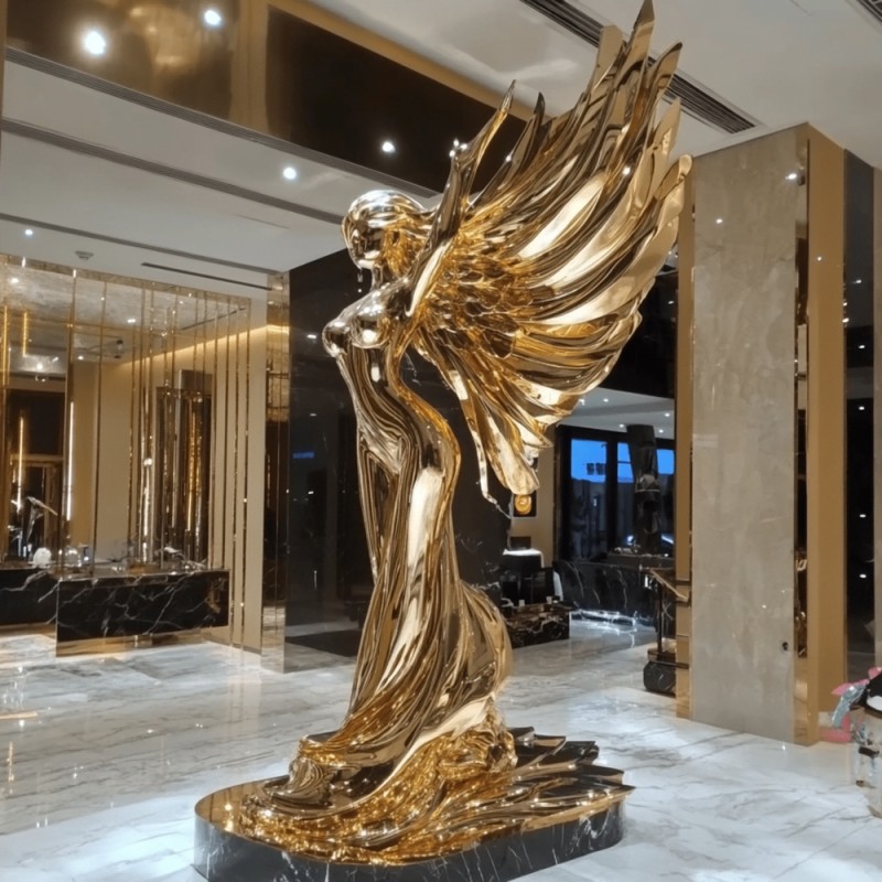 8 Stainless Steel Sculptures for Shopping Malls