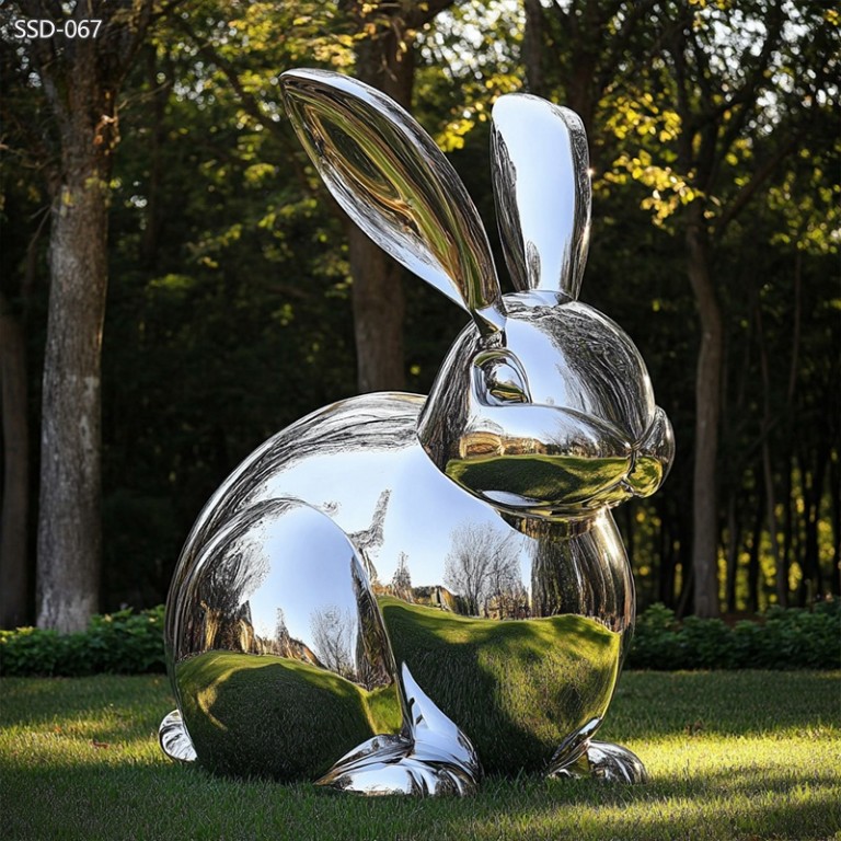 Stainless Steel Rabbit Sculpture SSD-067