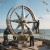 Large Outdoor Stainless Steel Nautical Compass Sculpture