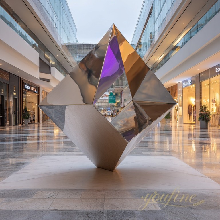 Why Is Stainless Steel Sculpture a Rising Trend in Shopping Mall Design?