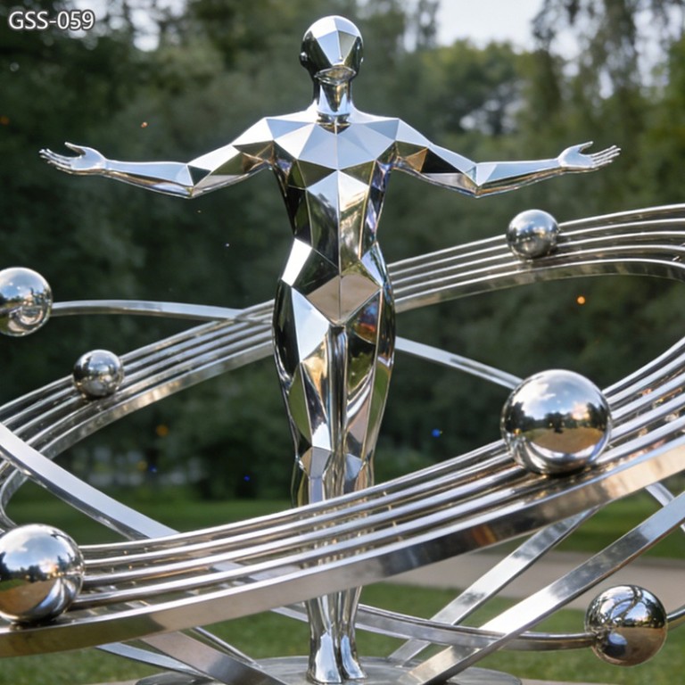 Stainless Steel Modern Venus Sculpture SSA-069